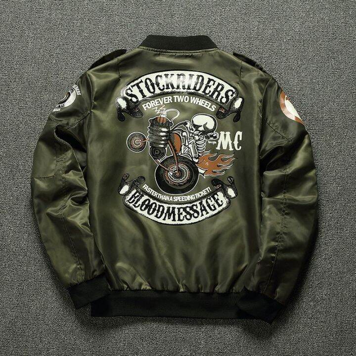 New Men Motorcycle Luxury Bomber Trench Jackets Men Big Size Baseball ...