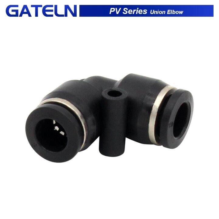 【CW】 PV Series Union Elbow PV4 6 8 10 14 16 Pneumatic L Type elbow fitting Pipe Connector Quick ...
