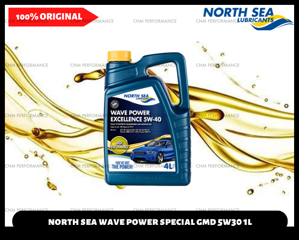 704933-4L NORTH SEA Lubricant 5W40 WAVE POWER EXCELLENCE Fully ...