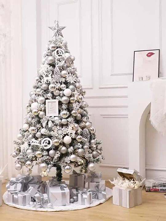 แพ็คเกจต้นคริสต์มาสสำหรับใช้ในบ้าน 1.5 M คริสต์มาสตกแต่ง Nordic High ...