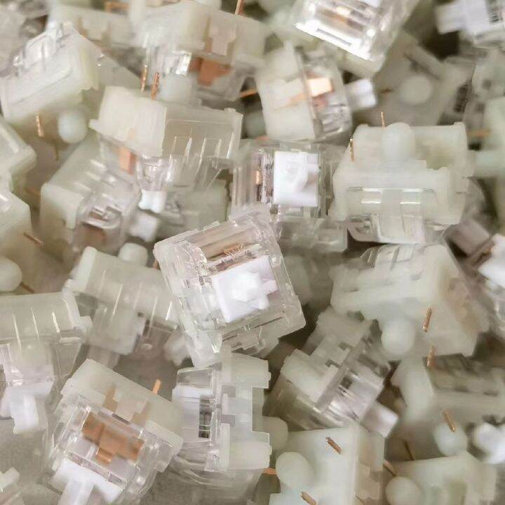 KTT Kang White V3 Switches Mechanical Keyboard 3Pin Linear Switch RGB ...
