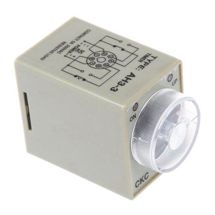 3X DC 12V 0-30 Seconds 30S Electric Delay Timer Timing Relay DPDT 8P W ...