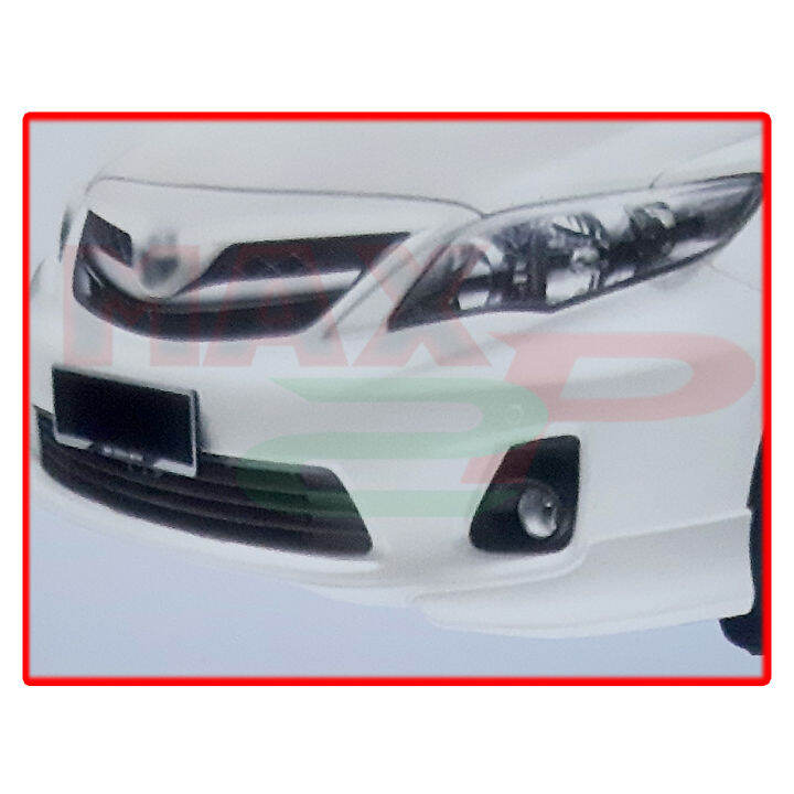 Toyota Altis (2011) OE Style Front Skirting Bumper Lower Lip Spoiler ...