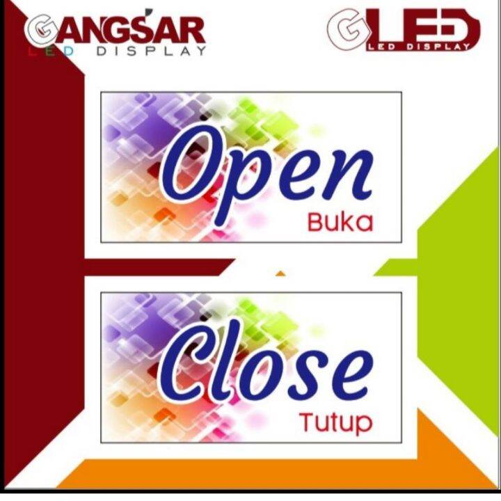 Papan open dan close akrilik | Lazada Indonesia