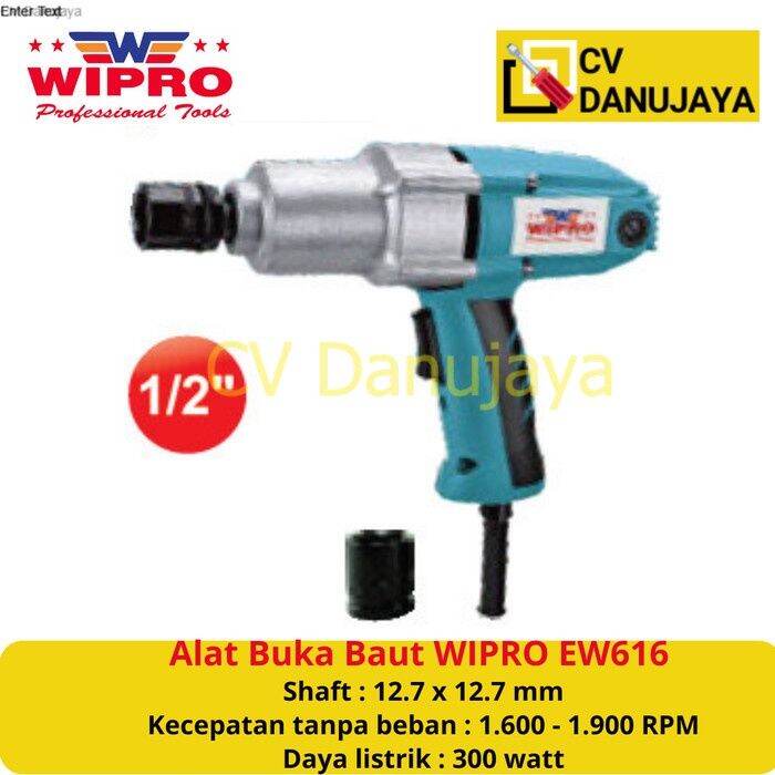 Alat Buka Baut Impact Wrench Listrik WIPRO EW616 | Lazada Indonesia