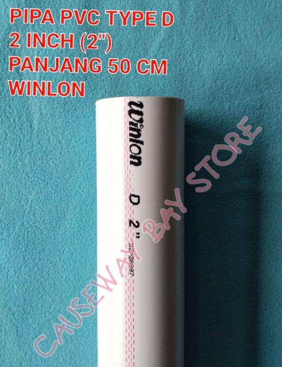PIPA PVC 2 INCH PUTIH WINLON PANJANG 50CM | Lazada Indonesia