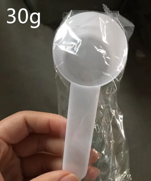 100x Disposable Plastic Measuring Spoons for Coffee Tea Milk Powder 1g ...
