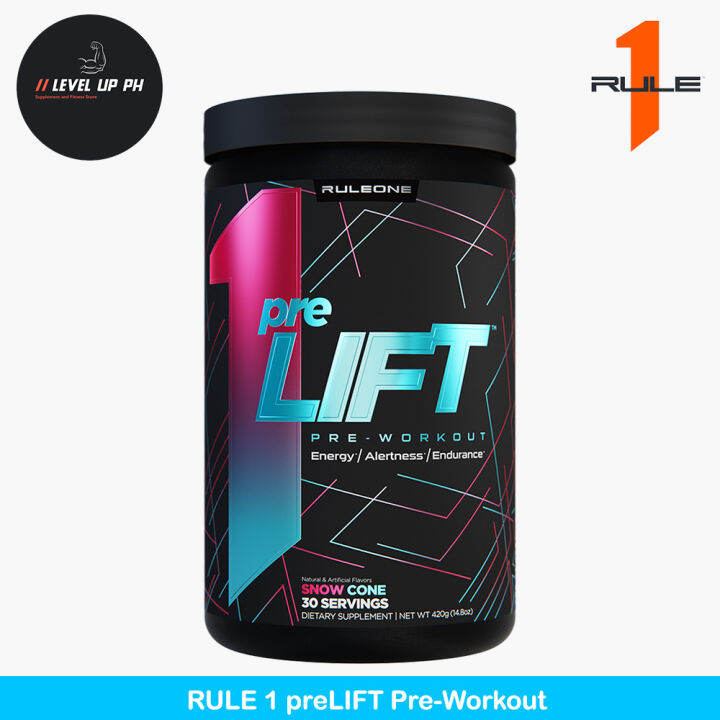 Rule 1 preLIFT Pre-Workout (30Servings) | Lazada PH