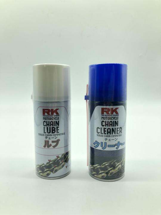 RK TAKASOGO MOTORCYCLE CHAIN LUBE & CHAIN CLEANER 100ML ORI RK PENCUCI ...