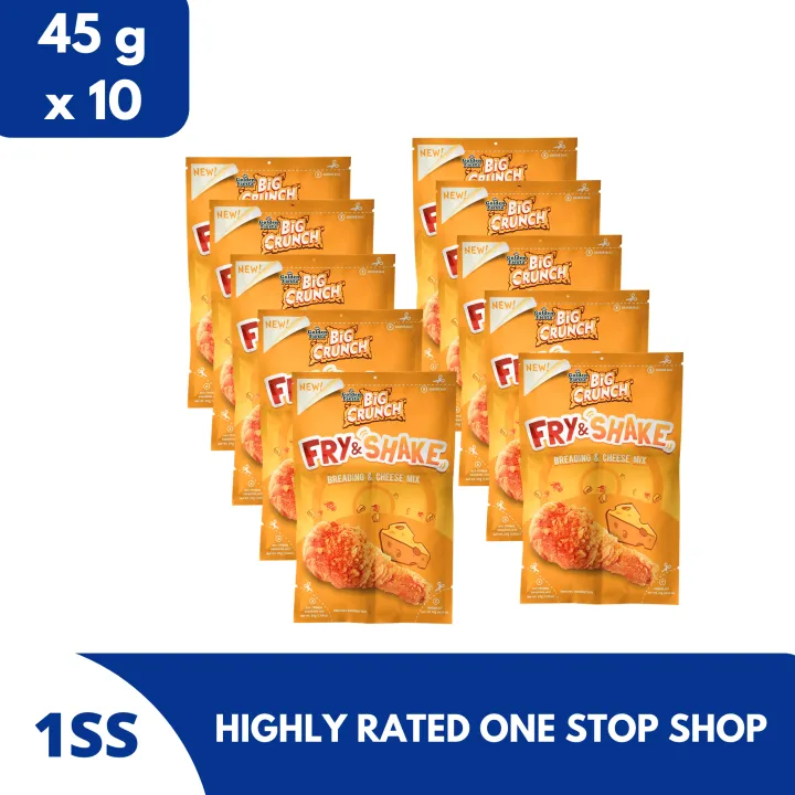 UFC Big Crunch Breading & Cheese Mix, 45g set of 10 | Lazada PH