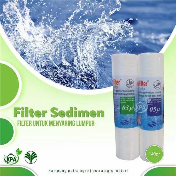 Isi Ulang Filter Saringan Air - CARTRIDGE SEDIMEN FILTER AIR 10 inch ...
