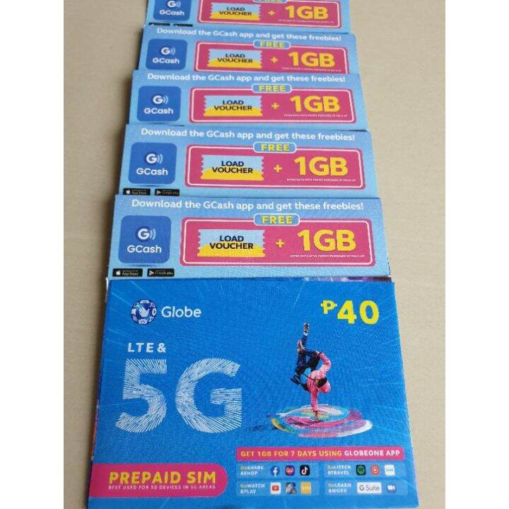 Globe prepaid LTE, 5G, tri-cut sim card, wholesale available legion ...