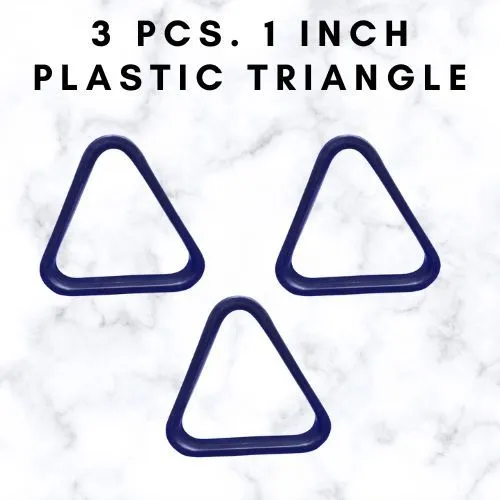 3pcs 1 Inch Plastic Triangle / Gamit sa Bilyaran / Billiard Accessories ...