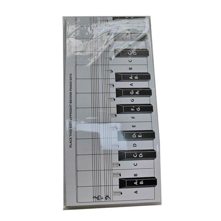 ♦ 88keys Piano Chord Chart Tablature Piano Chord Practice Sticker 88 ...