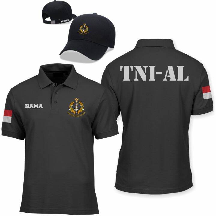 KAOS POLO TNI AL.KAOS POLO MOTIF TNI ANGKATAN LAUT | Lazada Indonesia