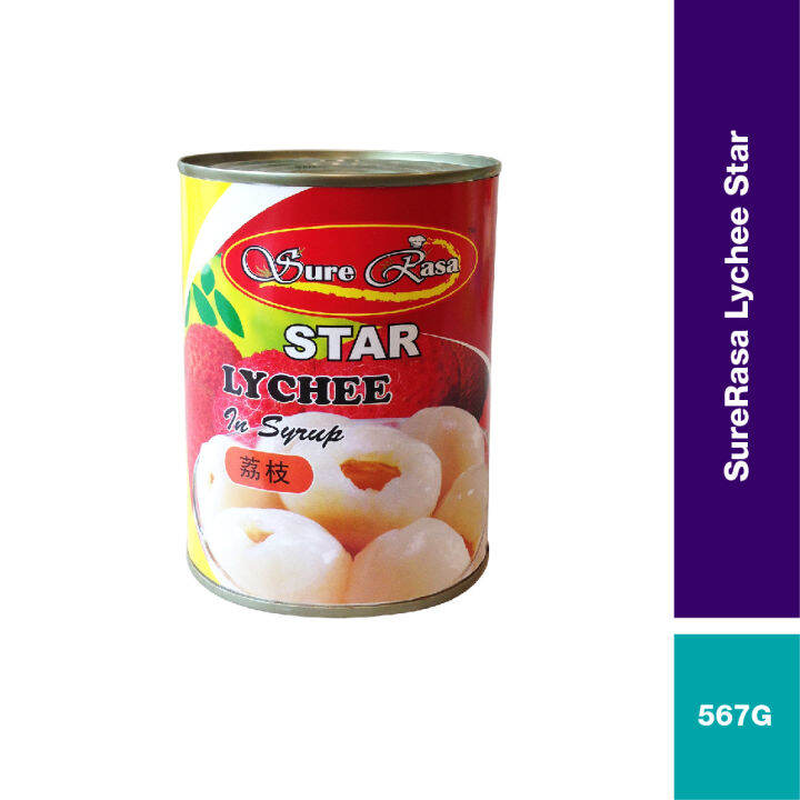 Sure Rasa Lychee STAR 567g (Laici Tin STAR) | Lazada