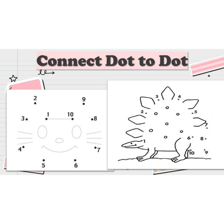 [PRE050] 46 pages Connect Dot to Dot Worksheet for Pre-school PDF ...