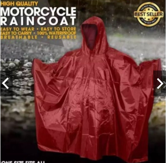 poncho Raincoat Motorcycle Bicycle makapal kapote waterproof raincoat ...