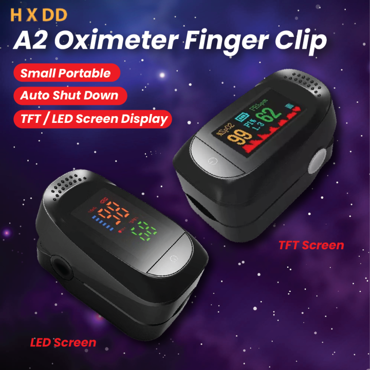 Ready Stock Oximeter A2 Four Color OLED Display Oximeter Blood Oxygen ...