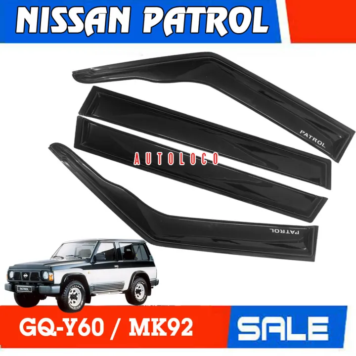 Rain Guard for Nissan Patrol GQ Y60 1987 to 1995 ( Window Visor ...