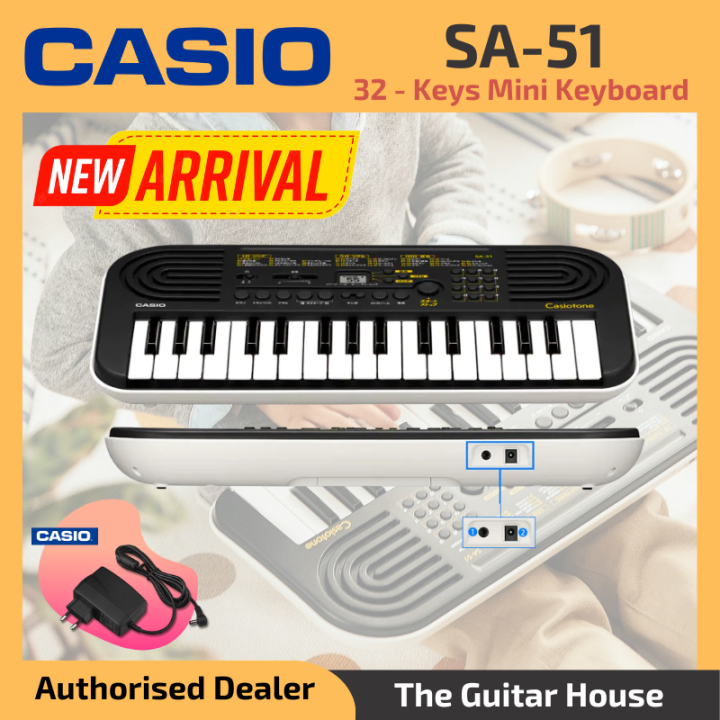 Casio SA-51 32-Keys Mini Keyboard | Lazada