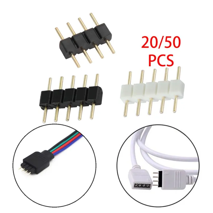 TEAZLE 20/50Pcs Copper For Rgb 3528 5050 Smd Black White Led Strip ...