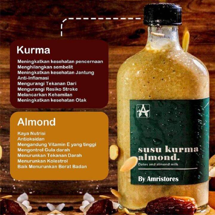 BISA cod susu Kurma Segar fresh berkhasiat botol plastik 250ml tersedia ...