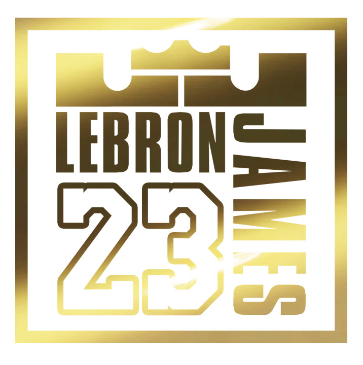 LEBRON JAMES CUT-OUT VINYL STICKER KING JAMES 23 LEBRON 4x4 inches and ...