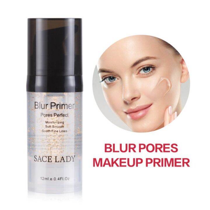 Sace Lady Blur Primer Makeup Base Face 24k Gold Elixir Oil Control Matte Make up219 | Lazada PH