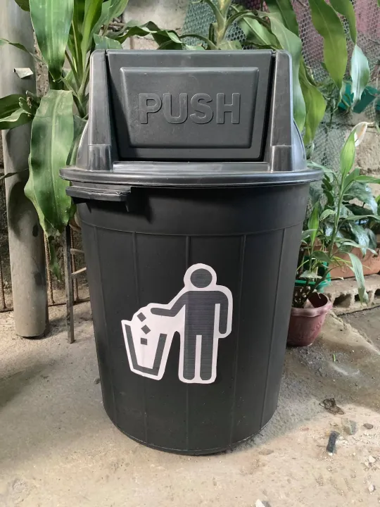 PUSH GARBAGE BIN 42LITER | Lazada PH
