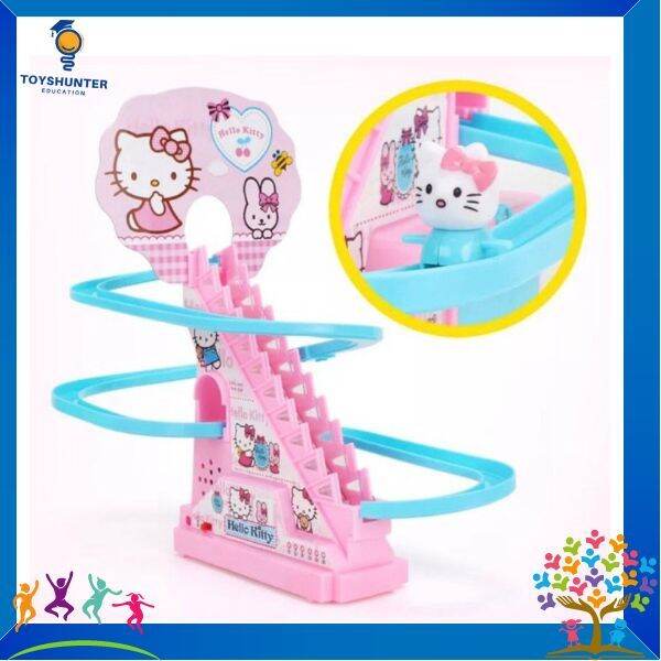 Hello Kitty Music Race Climbing Stairs Electronic Automatic Track ...