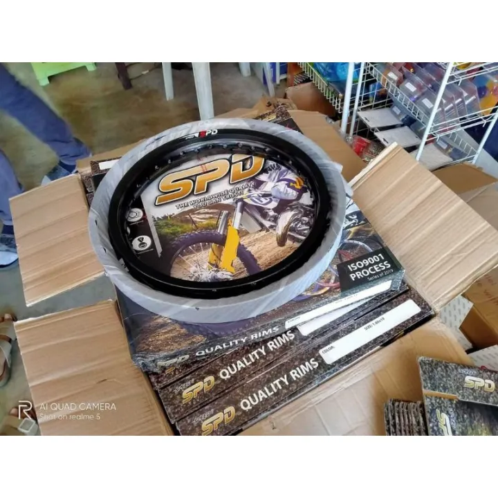 SPD RIMS THAILAND 36-holes FRONT 1.6*19, REAR 1.85*16 | Lazada PH