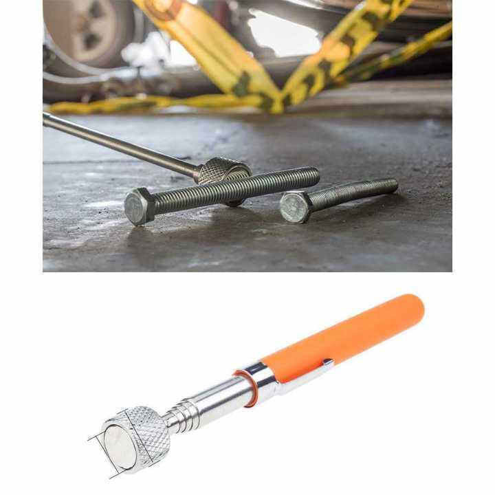 Tongkat Magnet Pencari Paku Besi Telescopic Pick Up Tool 10 LB | Lazada ...