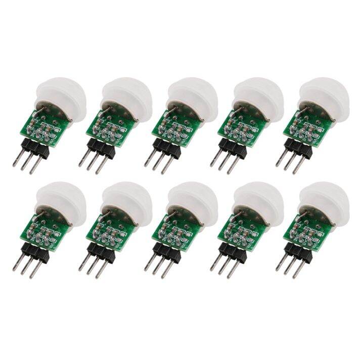 10pcs Am312 Mini Human Sensor Module Ir Pyroelectric Infrared Pir Motion Sensor Detector Modules