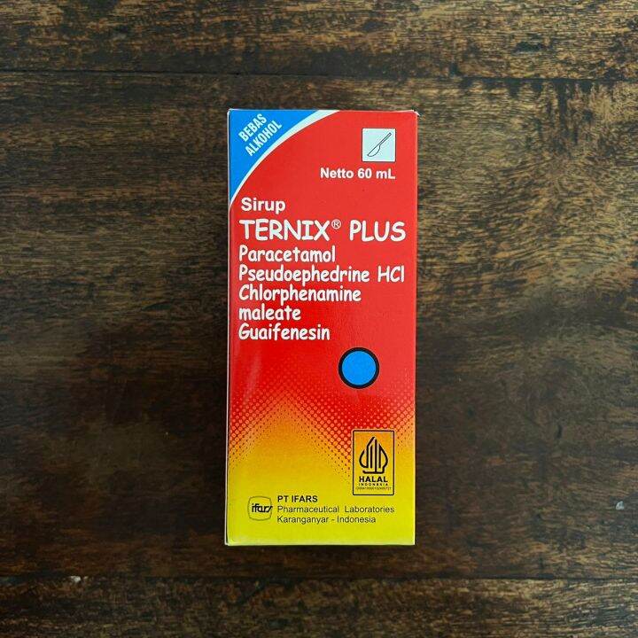 Ternix Plus Obat Flu Batuk Demam Pilek Sirup 60ml | Lazada Indonesia