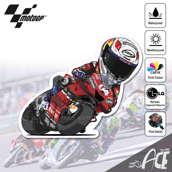 Moto GP Sticker Ducati Corse Team Andrea Dovizioso Ducati MotoGP ...