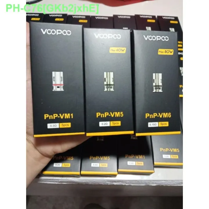 Legit VOOPOO PNP replacement coil VM1 VM5 VM6 OCC 5pcs per pack! | Lazada PH