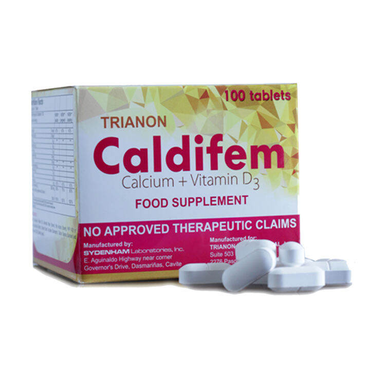 Caldifem Calcium + D3 (100s) | Bone and Joint Supplement | Lazada PH