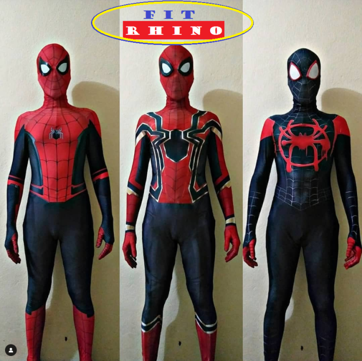 Fitrhino Terbaru ! Spiderman Costume Zentai Tights Spiderman Suit ...