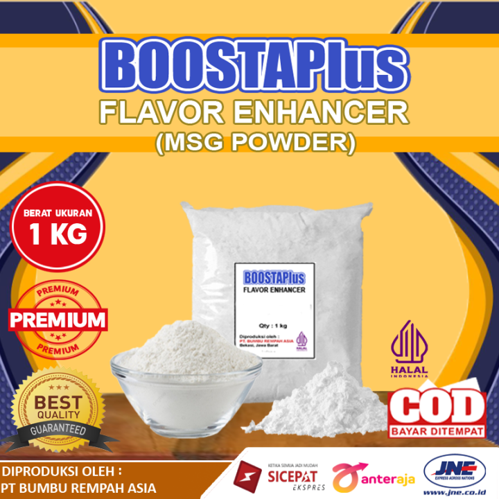 Penyedap Rasa BOOSTAPlus Powder Flavour Enhancer MSG 1Kg | Lazada Indonesia