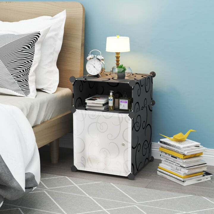 Bedside lockers with sliding doors, opening doors, drawers, clothes ...