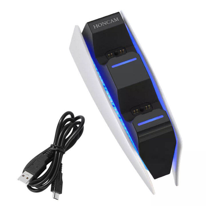(ร้อน) เครื่องชาร์จ NEW2023สำหรับ PS5 Wireless Controller Type-C USB ...