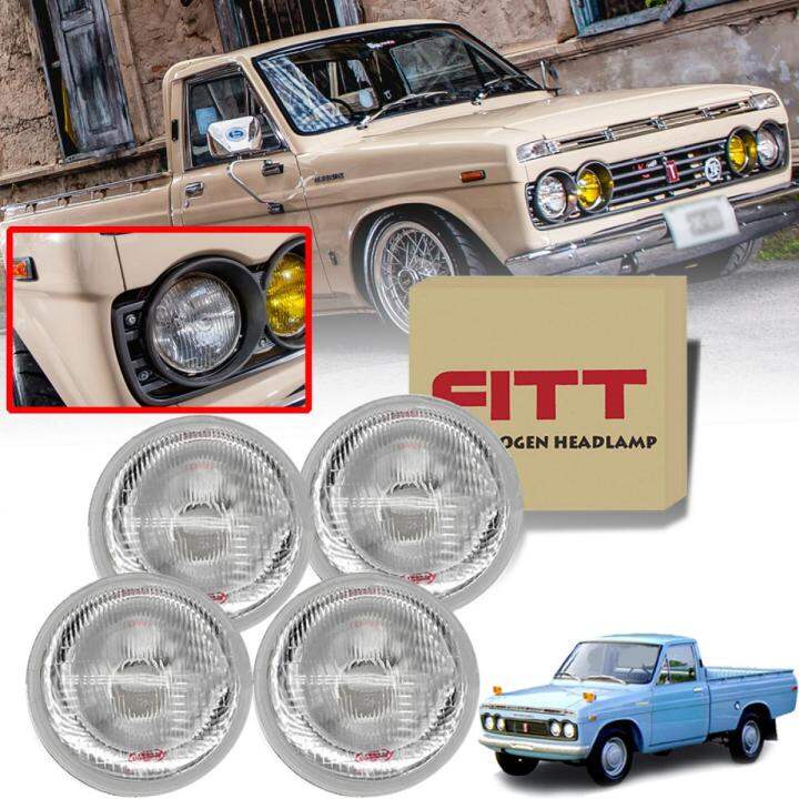 ไฟหน้า ไฟตา ตัวกลม FITT ไม่รวมหลอดไฟ H4 รุ่น โตโยต้า ไฮลักซ์ TOYOTA ...