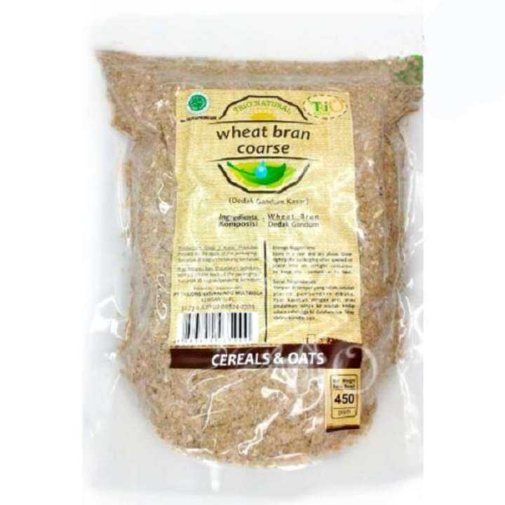 Trio Natural Wheat Bran Coarse 500 gram | Lazada Indonesia