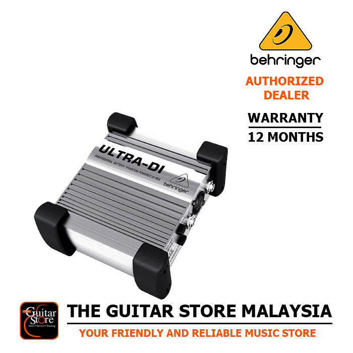 Behringer Ultra-DI Box DI100 1 Channel Active Microphone Instrument ...
