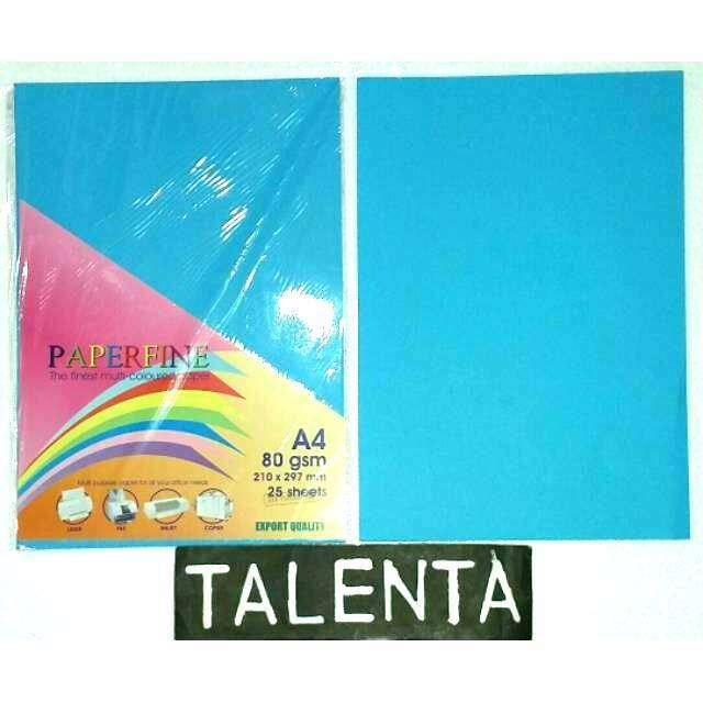 Kertas Paperfine/Kertas Warna A4 80gram | Lazada Indonesia
