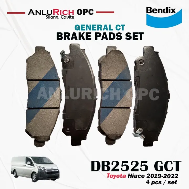Brake Pads Rear Toyota HiAce 2019-2022 BENDIX PART NO. DB2525 GCT | Lazada PH