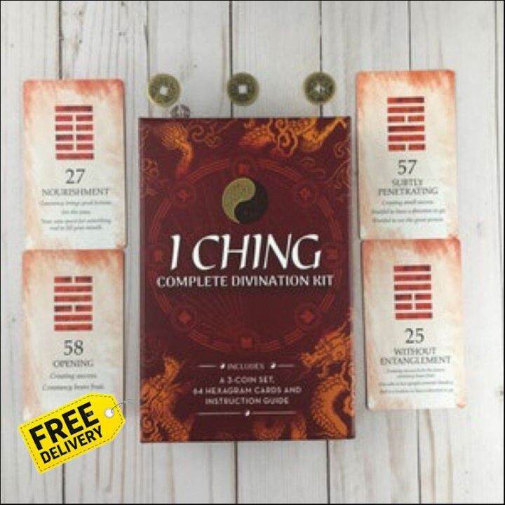 Promotion Product >>> [ไพ่แท้-พร้อมส่ง] I Ching Complete Divination Kit ไพ่ทาโรต์ ไพ่ออราเคิล ...