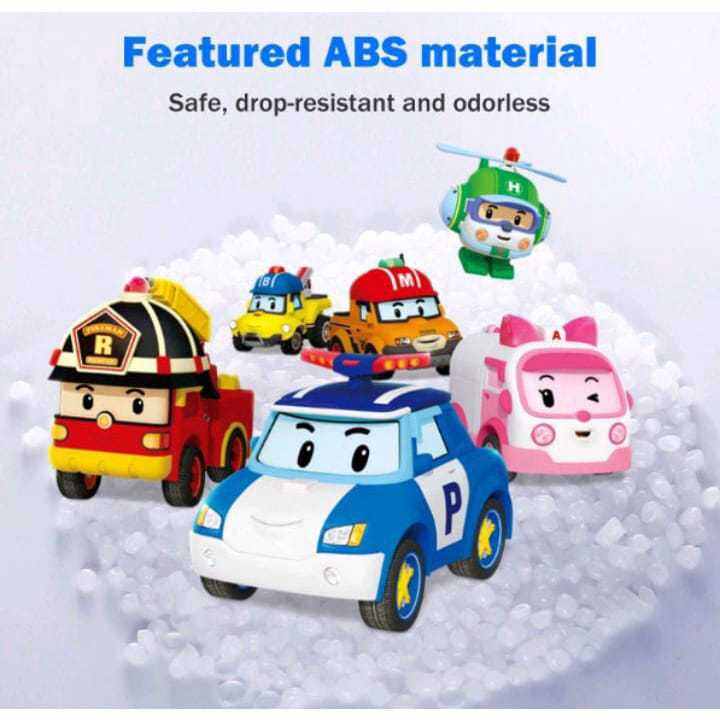 Toy Car Robocar Poli Rescue Team Fire Truck Toys For Kids Mark Roy ...