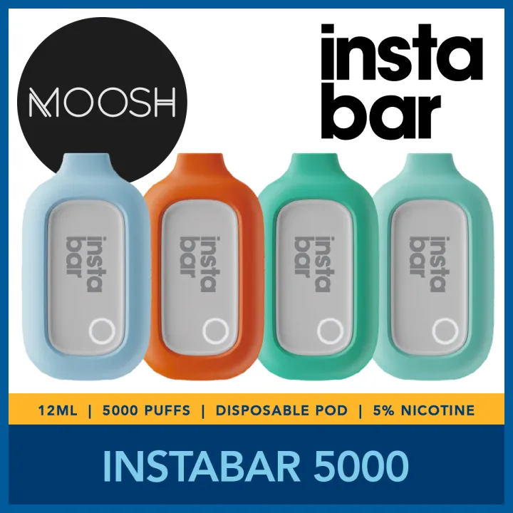 Instabar 5000 Puffs Disposable Pod 12ML | Lazada PH